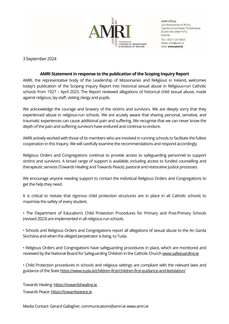Child Safeguarding Statement 2018